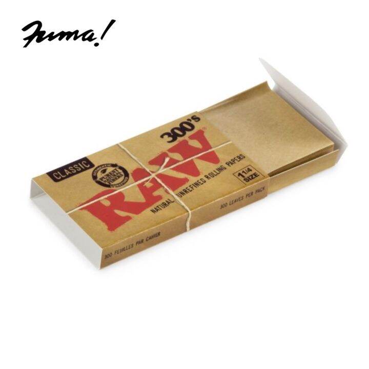 Raw Classic 300's Natural 1 1/4 Rolling Paper | Lazada PH