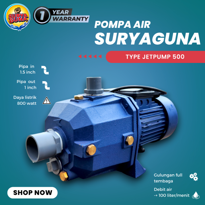 Pompa jet pump 500 pompa air modifikasi sumur dalam semburan kencang ...