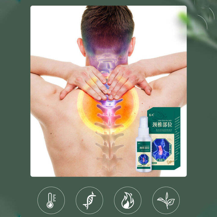 35ml Cervical Spine Pain Relieve Spray Natural Chinese Medicine Neck ...