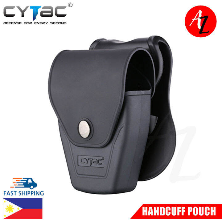 CYTAC Open Top High-Tech Polymer Standard Handcuff Pouch Holster Paddle ...