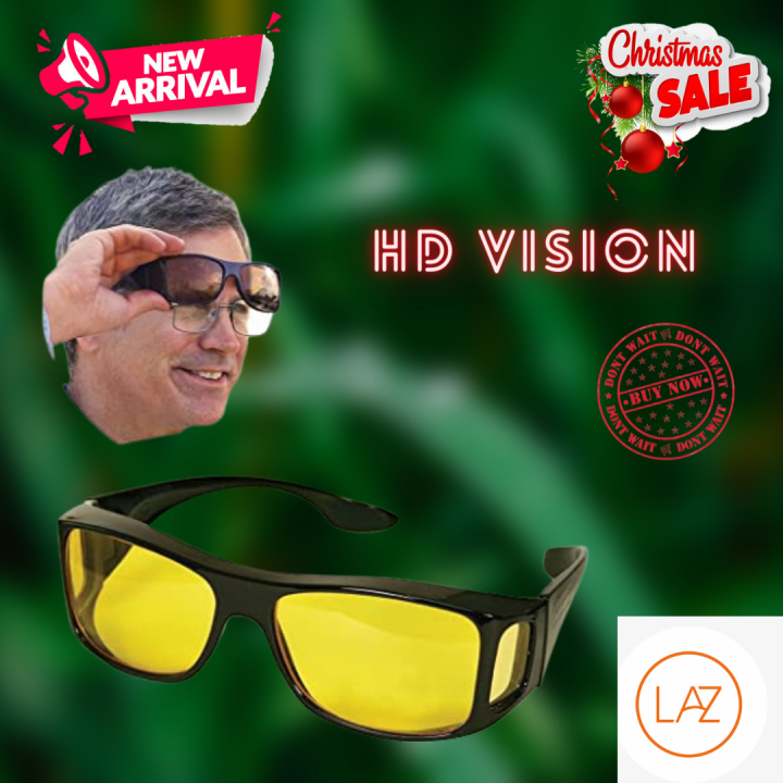 HD VISION| Anti Glare Night View Driving Glasses Wrap Around Sunglasses ...