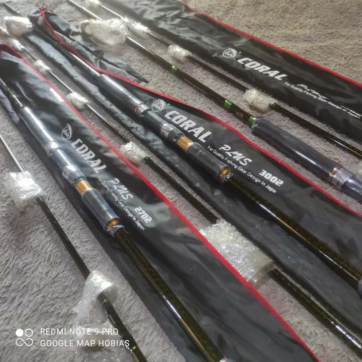 joran karangan/popping sambung 2 carbon kaku orca coral plus 270. 300. 330 | Lazada Indonesia