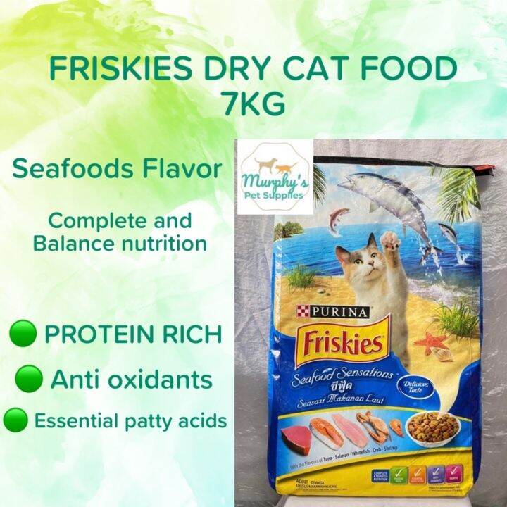 Friskies Seafoods by Purina 7kg dry cat food for al life stages seafood ...