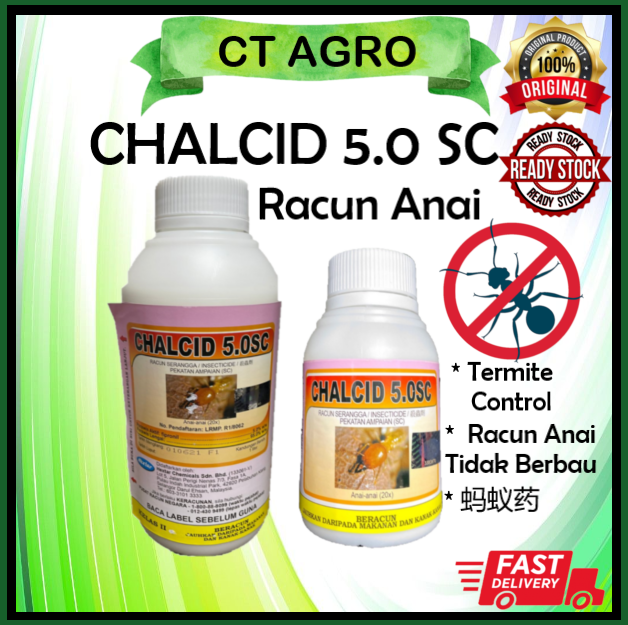 Racun Anai Chalcid 5.0sc( 1L & 250ML )Termite Control Ready Stock Racun ...
