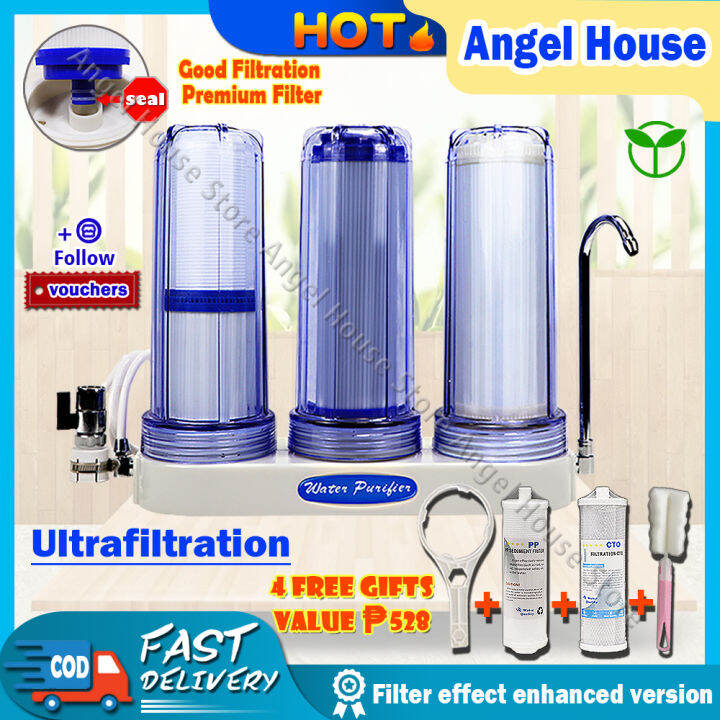Water Purifier 3 Stage Alkaline Water Purifier Front Faucet Filter Full ...