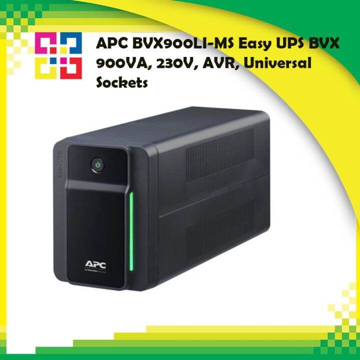 APC BVX900LI-MS Easy UPS BVX 900VA, 230V, AVR, Universal Sockets ...