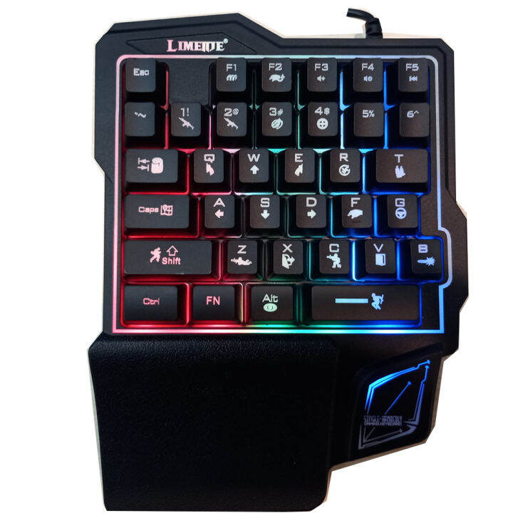 Keyboard Gaming RGB Keyboard Single Hand Keyboard laptop Keyboard ...