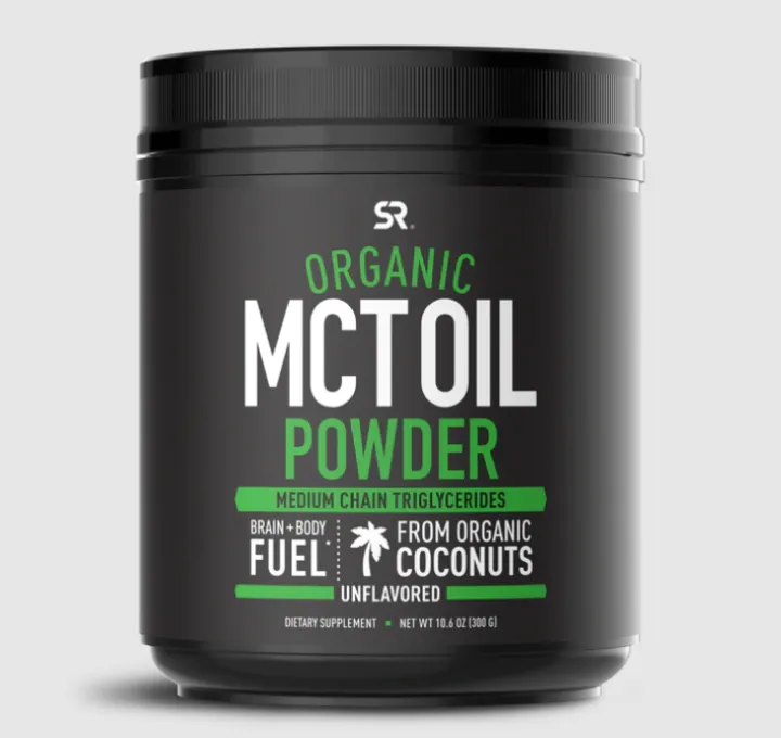 SR MCT Oil Powder Unflavored 10.6 oz Organic Coconut 300g (30 Servings ...