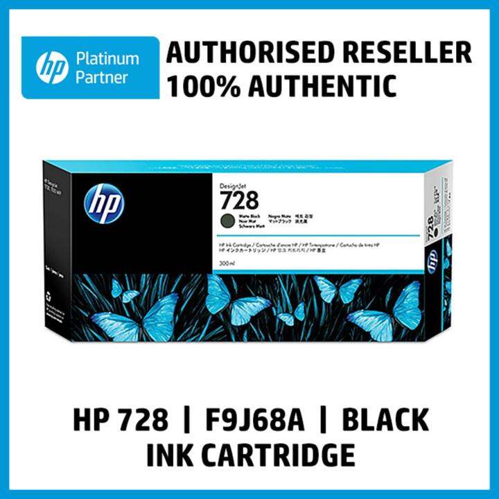 HP 728B 300-ml Matte Black ORIGINAL Ink Cartridge(3WX30A/F9J68A ...