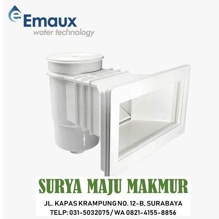 9.5L Wide Mouth Wall Skimmer Box Fitting Kolam Renang Emaux EM0020-RC ...