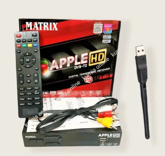 SET TOP BOX STB DVB-T2 MATRIX GARUDA MATRIX APPLE HD YOUTUBE MECCAST ...