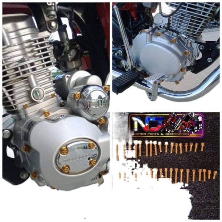 Motoposh Pinoy 125 155 Crankcase Bolts motorcycle led headlight | Lazada PH