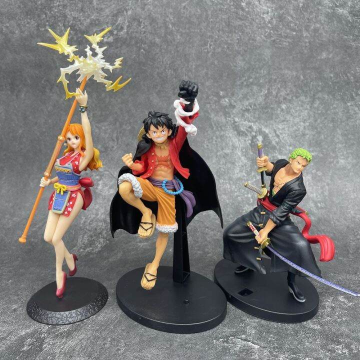 Anime One-Piece WCF Luffy Zoro Nami (Ver. Wano Country Ghost Island ...