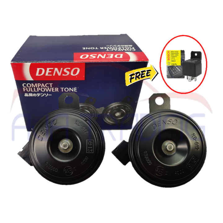Denso Compact Fullpower Tone Horn 12 Volts with Free Relay (Single ...