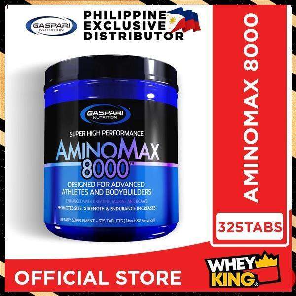 Gaspari Nutrition Aminomax 8000 Amino Acid 325 Tablets Way better than ON amino 2222 | Lazada PH