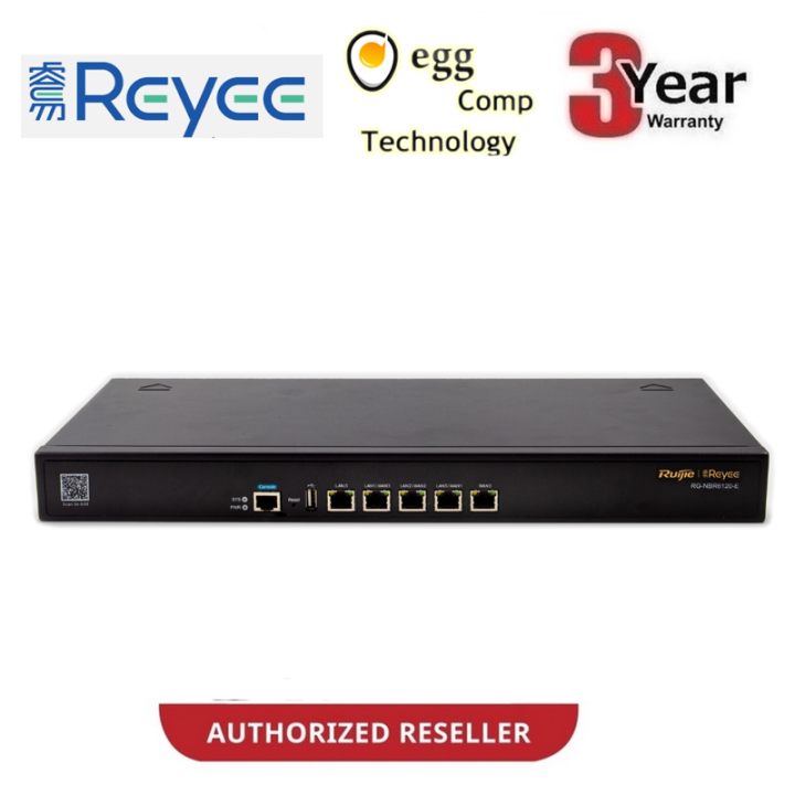 REYEE 5-PORT GIGABIT CLOUD MANAGED GATEWAY ROUTER - 600Mbps [RY-RG-NBR6120-E] | Lazada