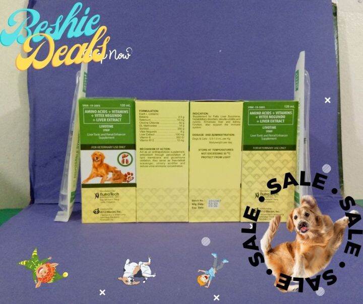 Livotine Syrup 120ml for Dogs and Cats with 1 FREE Syringe | Lazada PH