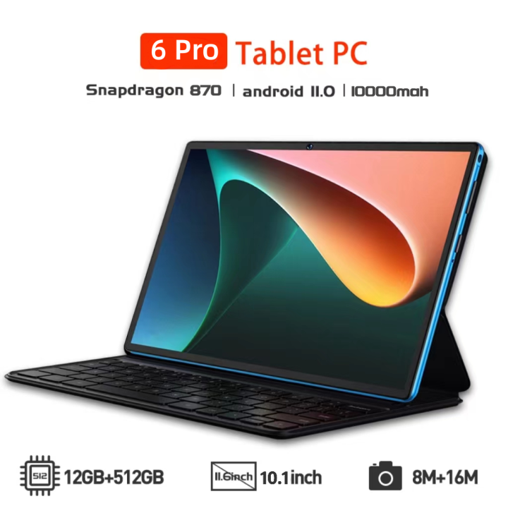 Mi Tablet 6 Pro 10.1inch, Global version 120Hz Snapdragon 870, 12GB ...
