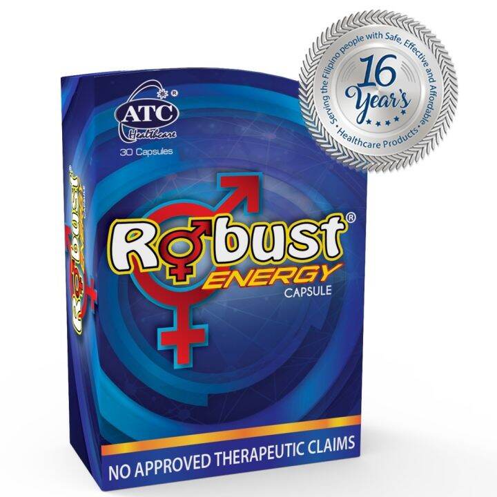Robust Energy 1000mg x 30's (1 Box) | Lazada PH