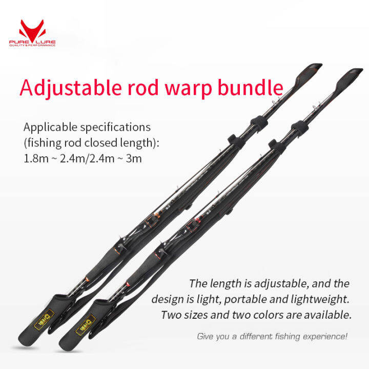 PURELURE Spinning Rods 102cm-152cm Casting Rod Protection Rope Length ...