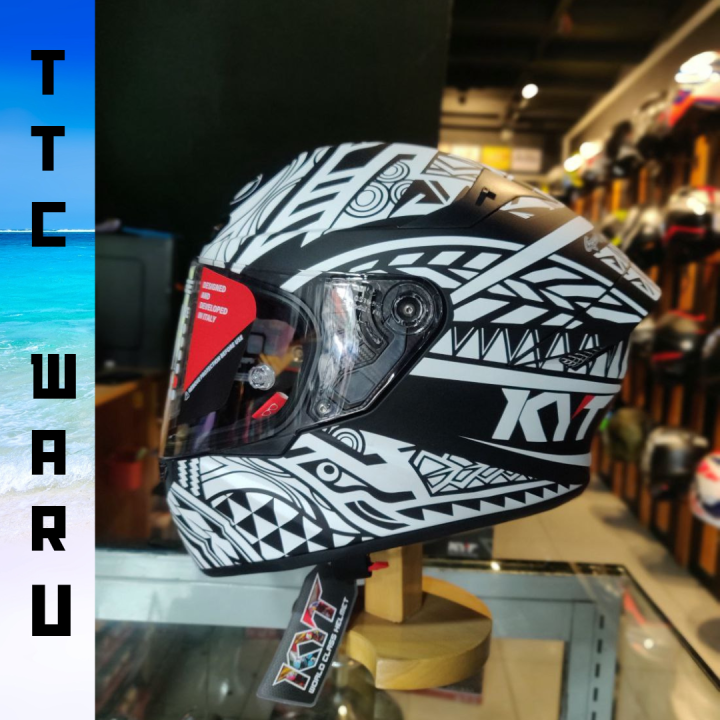 kyt ttc waru single visor fullface helmet kbh | Lazada PH