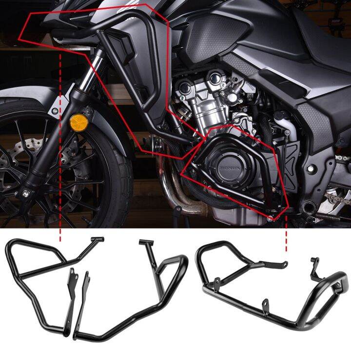 2020 CB 500X Upper Lower Engine Highway Crash Bar Guard Bumper Frame ...