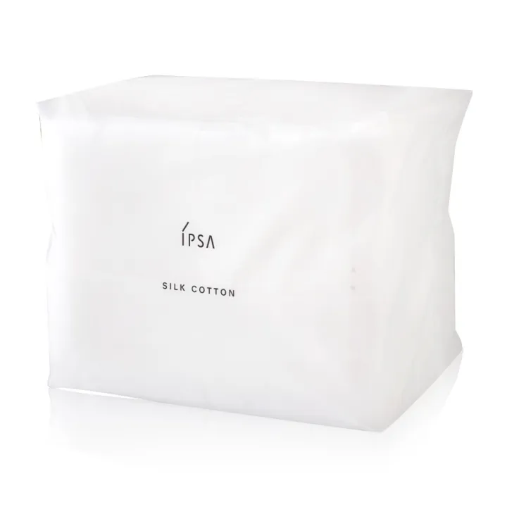 IPSA Silk Cotton 120 Sheets แผ่นสำลีจากธรรมชาติ 100% เนื้อหนานุ่ม มอบสัมผัสนุ่มละเอียดดุจใยไหม. ...