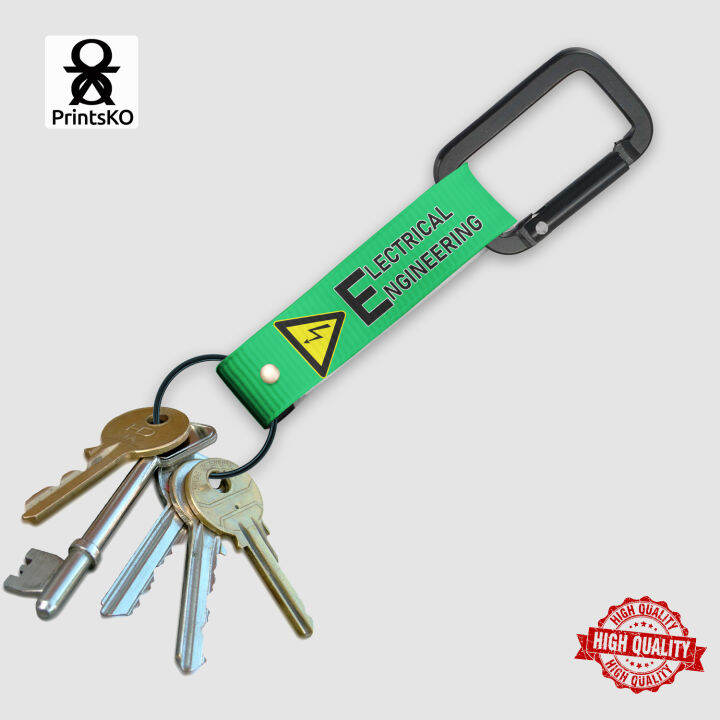 High Quality Carabiner Keychain with Electrical Engineer - Design ...