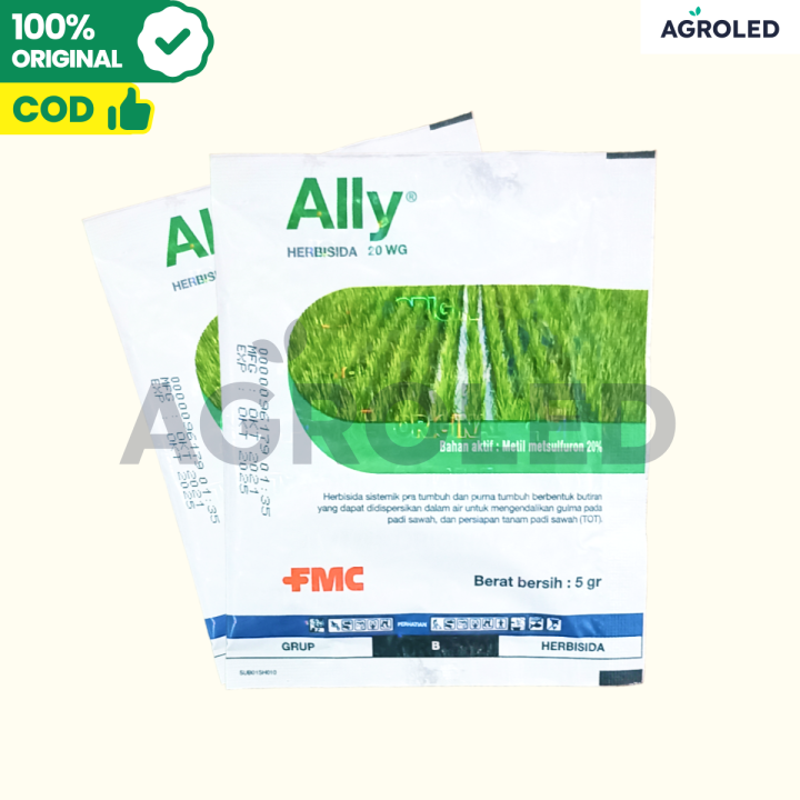 Herbisida FMC Ally 20 WG 5 gram Obat Pengendali Hama Gulma rumput liar ...
