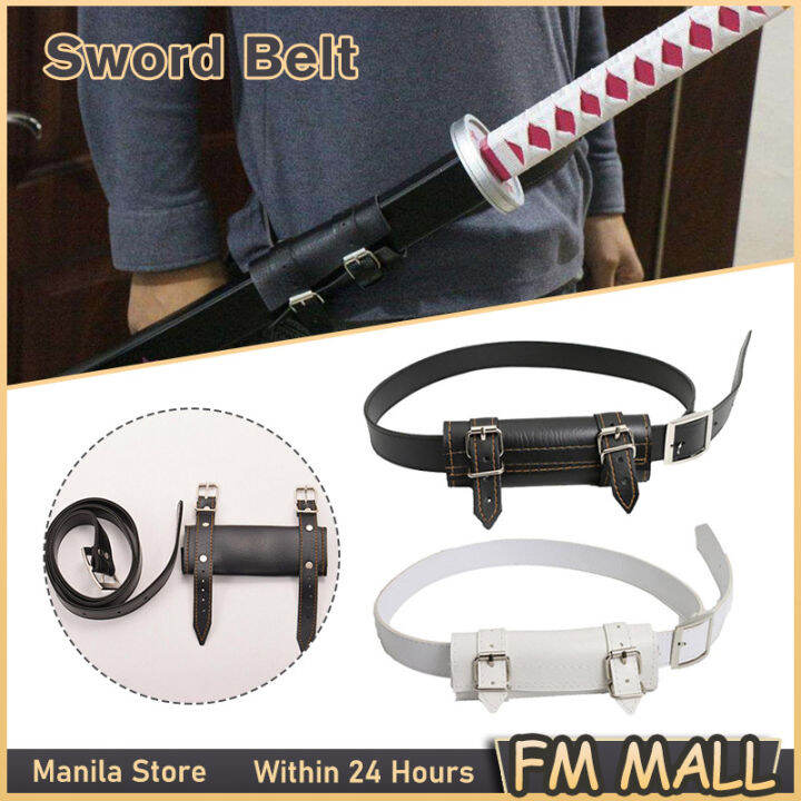 Leather Blade Belt Ring Belt Sword Belt Sheath Sleeve Cosplay Anime ...