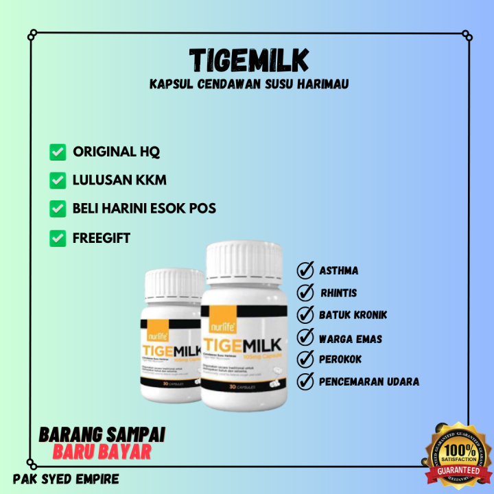 【READYSTOCK+FREEGIFT】Kapsul Cendawan Susu Harimau/Tiger Milk Mushroom ...