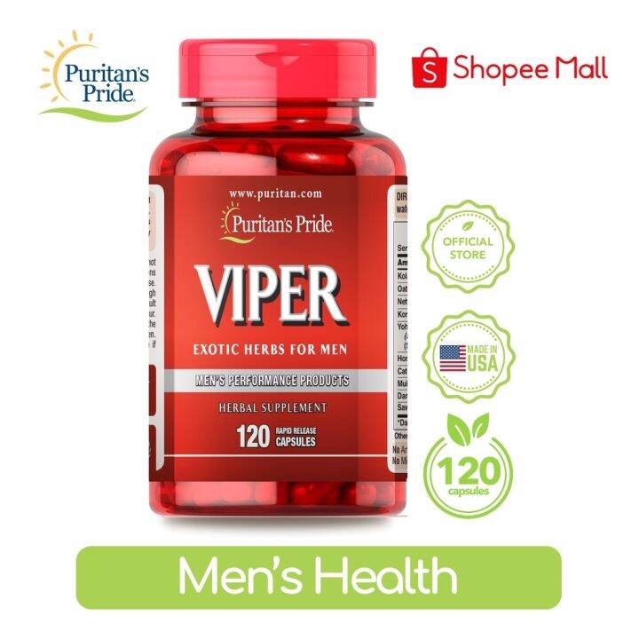 Puritan's Pride Viper 120 capsules | Lazada PH