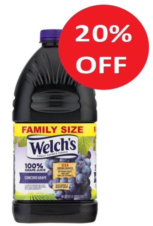 Welch's Concord Grape Juice Family Size 2.83L , Welch grapes juice ...