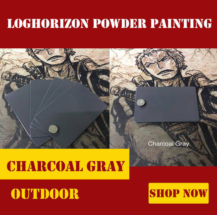 Powder Coating Powder - 1kg Charcoal Gray - OUTDOOR | Lazada PH