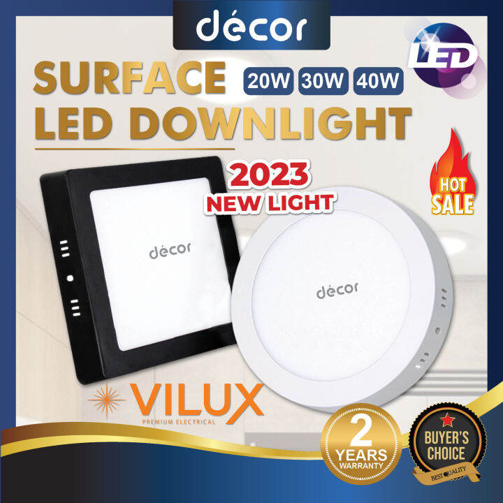 SUPER BRIGHT Surface Downlight Round / Square 20W 30W 40W LED Downlight ...