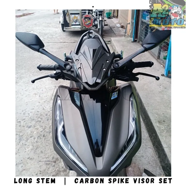 Honda Click V2 150/125 Genio Side Mirror with Bracket and Visor ...