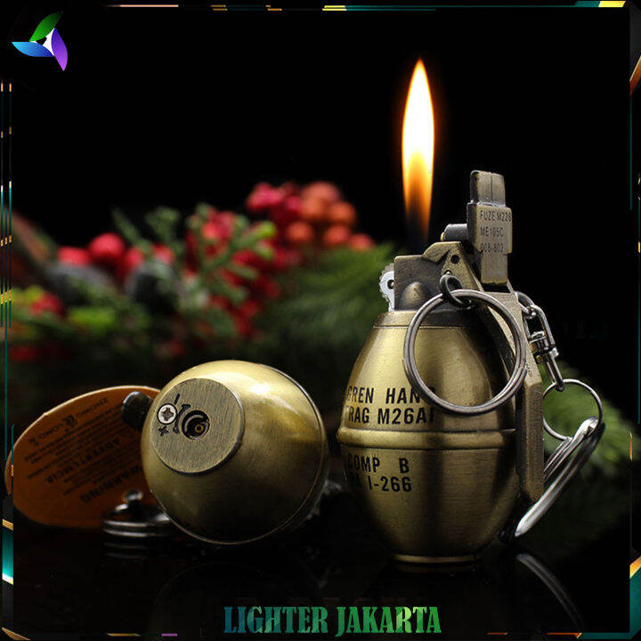Korek Api Roda Gas Granat Gold Zhong Long Lighter ZL-802 | Lazada Indonesia