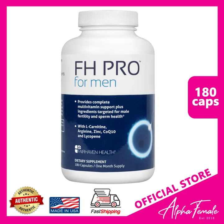 Fairhaven Health FH Pro for Men, Clinical-Grade Fertility Supplement ...