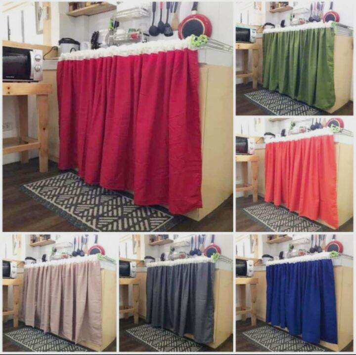 Plain Lababo/kitchen Curtain Tres Angels Home Decor | Lazada PH