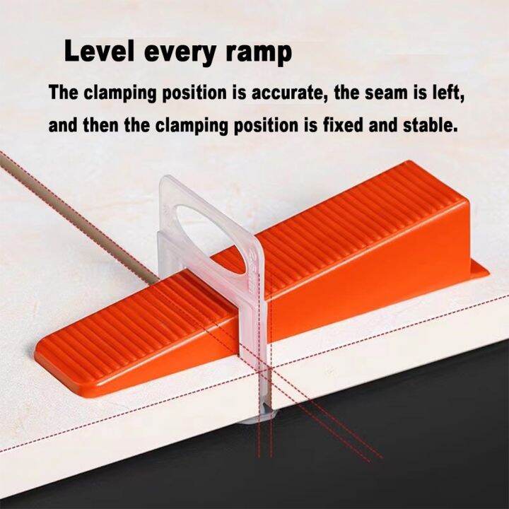 100pcs Reusable Tile Leveling Tile Wedges Tile Push Pliers Ceramic ...