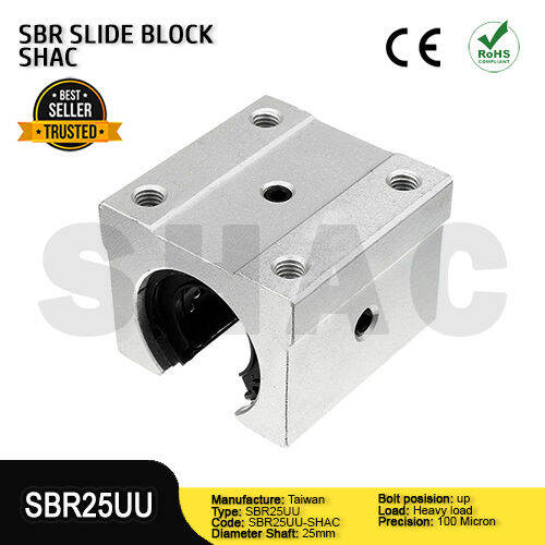 SBR25UU Linear Bearing Block Series - Original SHAC Taiwan | Lazada Indonesia