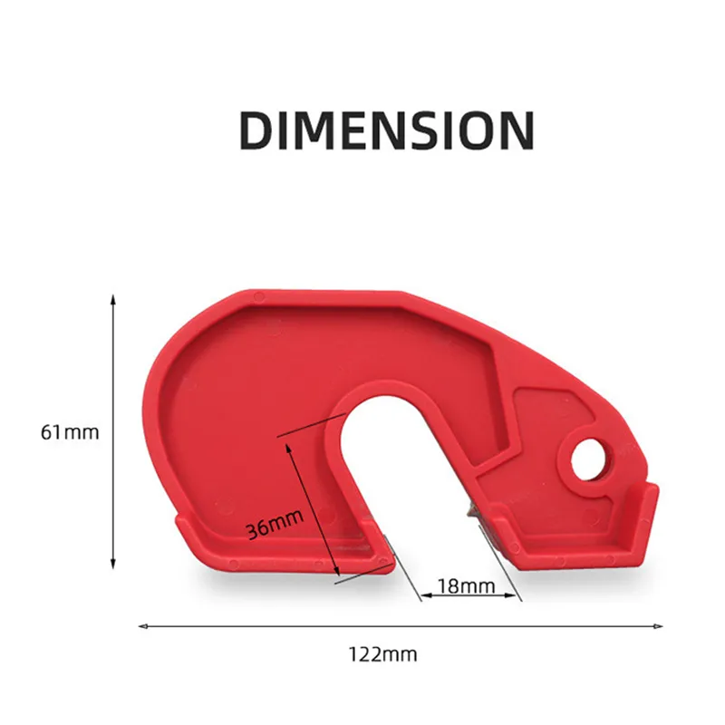 Safety Lockout ABS Big Large Molded Case Circuit Breaker MCB MCCB Lock ...