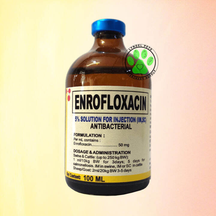 Nutrivet Enrofloxacin (100 ml) | FOR ANIMALS | Swine Poultry Horse Goat ...