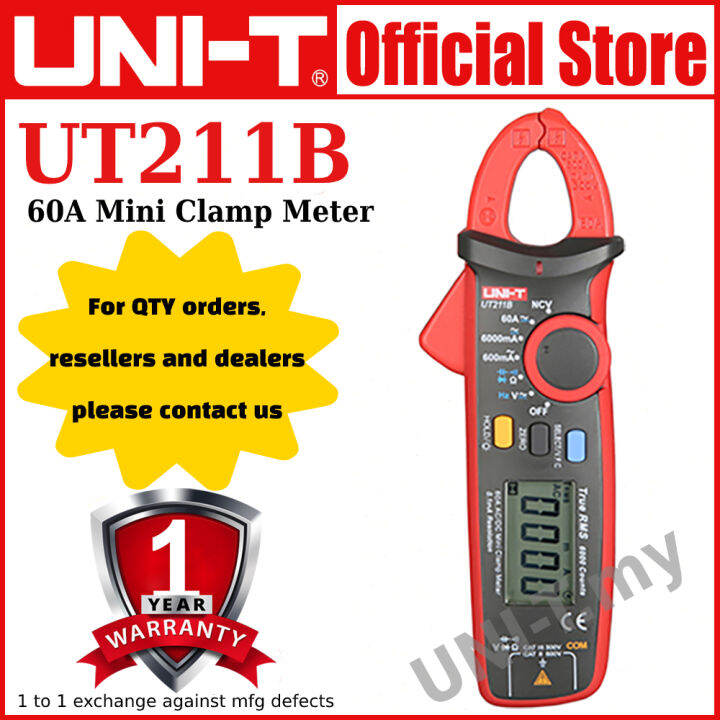 UNI-T UT211B 60A Mini Clamp Meter | Lazada