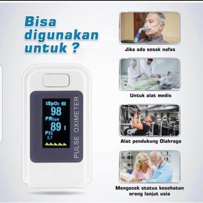 Oximeter Pulse Digital, Oksimeter Jari Digital, Sensor Oksigen Darah ...