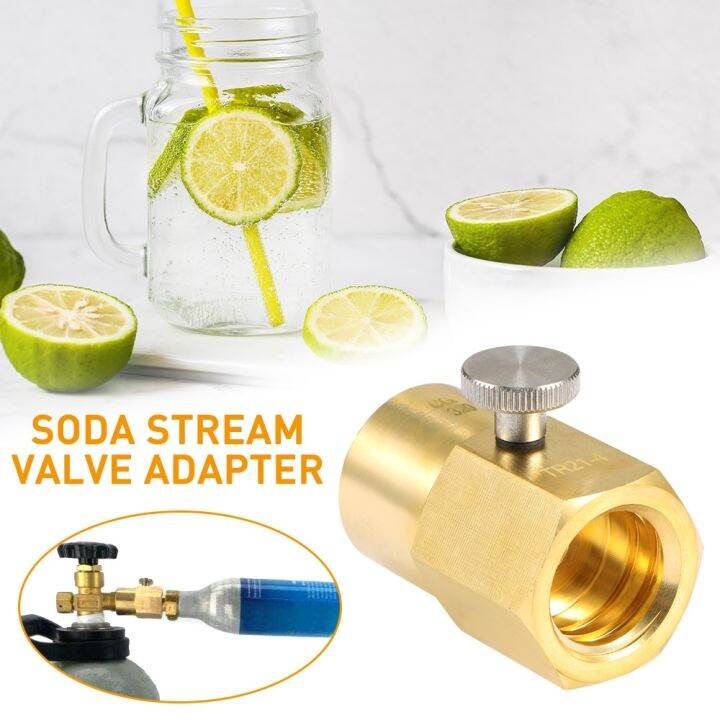 Co2 Tank Valve Adapter Sodastream Soda Refill Adapter With Connection ...
