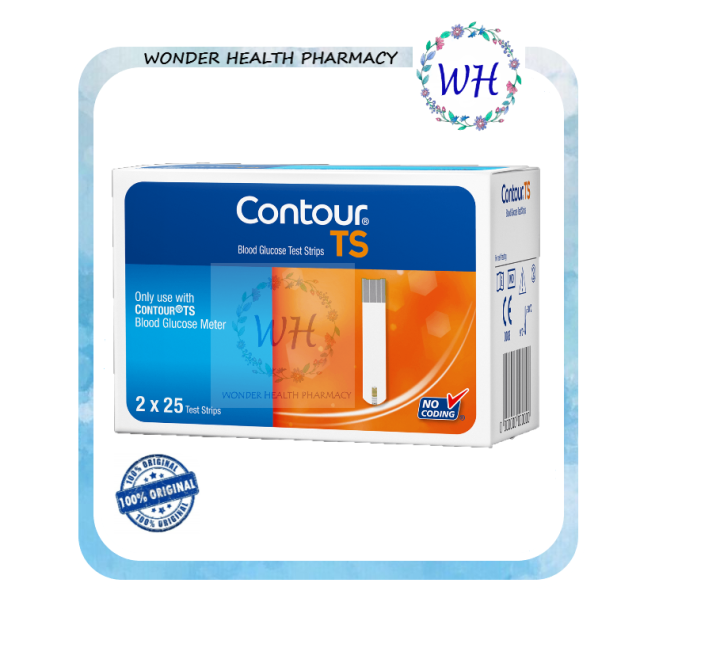 Contour TS Blood Glucose Test Strips 2 X 25S | Lazada