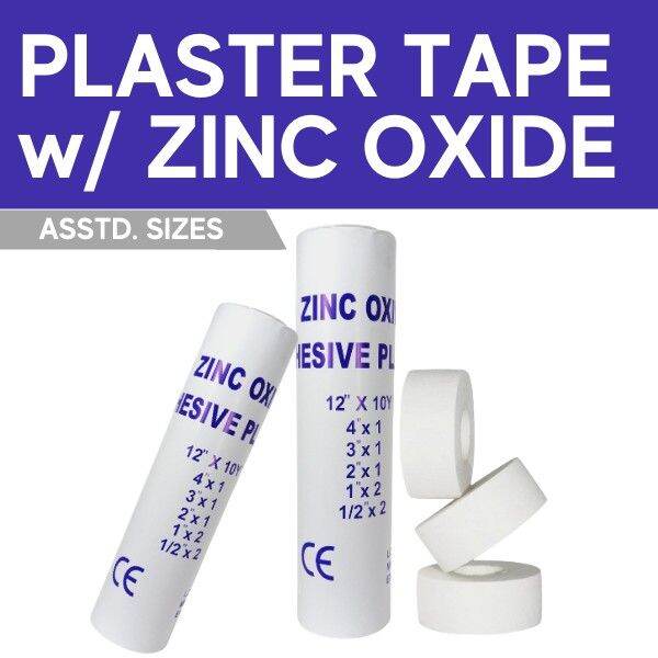 Plaster Tape (Asstd. sizes) with Zinc Oxide, RANDOM BRAND | Lazada PH