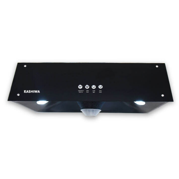 Kashiwa เครื่องดูดควัน KW-102 kitchen hood ตัวกรองไขมัน พร้อม ท่อลม หน้ากระจก รับประกัน 1 ปี ...