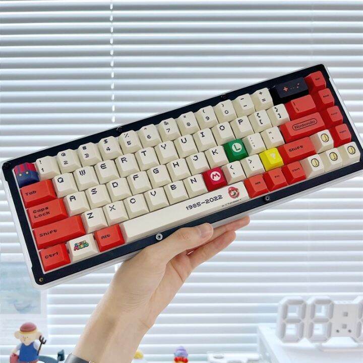 Super Mario keycaps PBT cherry/OEM profile Dye-Sublimation keycap ...